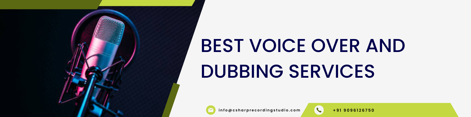 Voice Over Samples - C Sharp Recording Studio